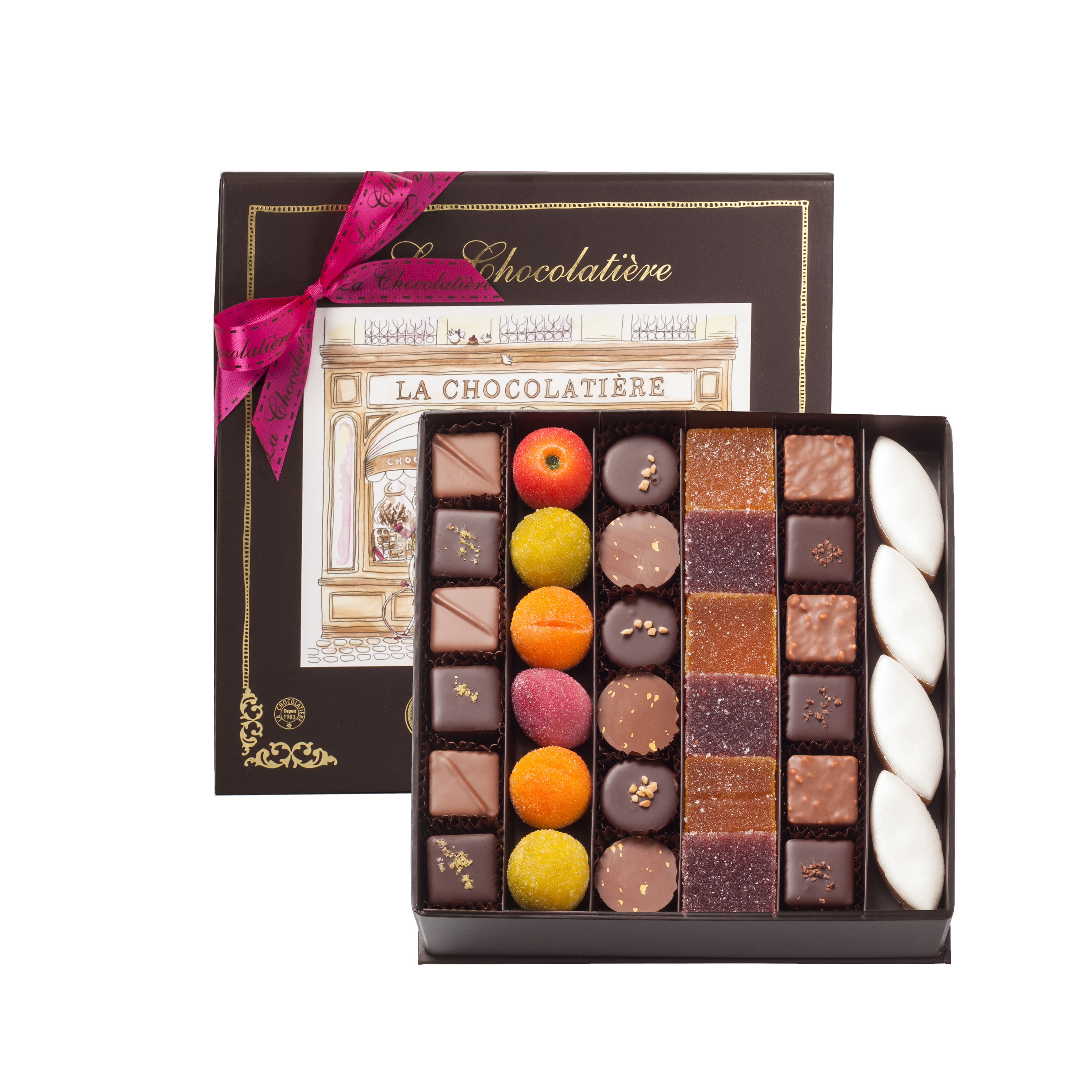 Coffret assorti 390g – La Chocolatière
